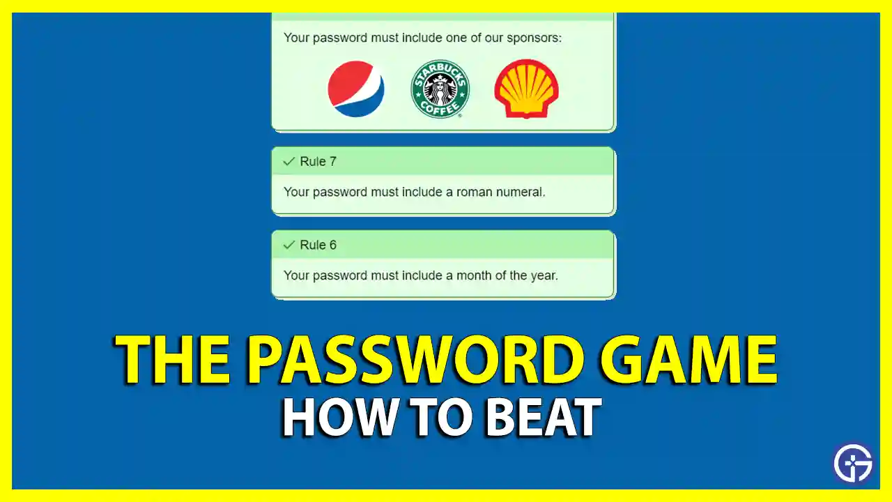 How To Beat The Password Game - Answers, Rules & Tips To Win