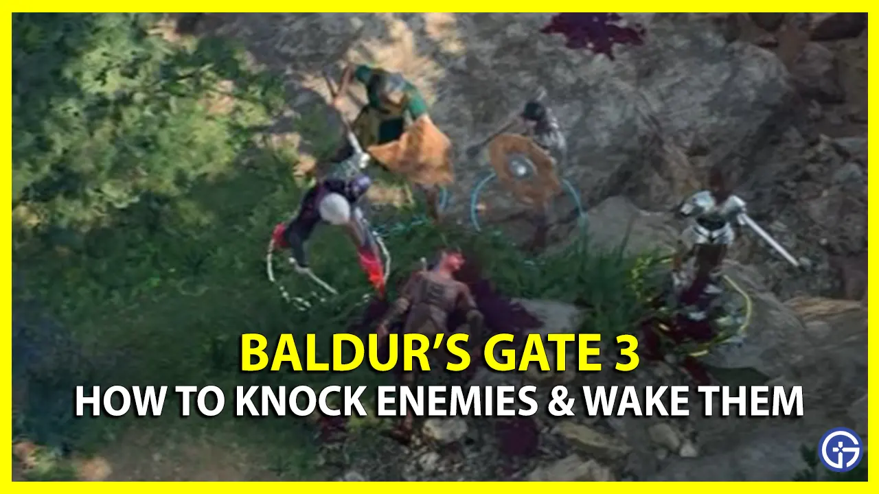 How To Knock Out Enemies In Baldur’s Gate 3