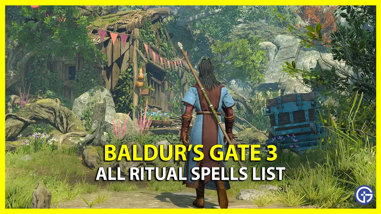 All Baldur’s Gate 3 Ritual Spells List (BG3)