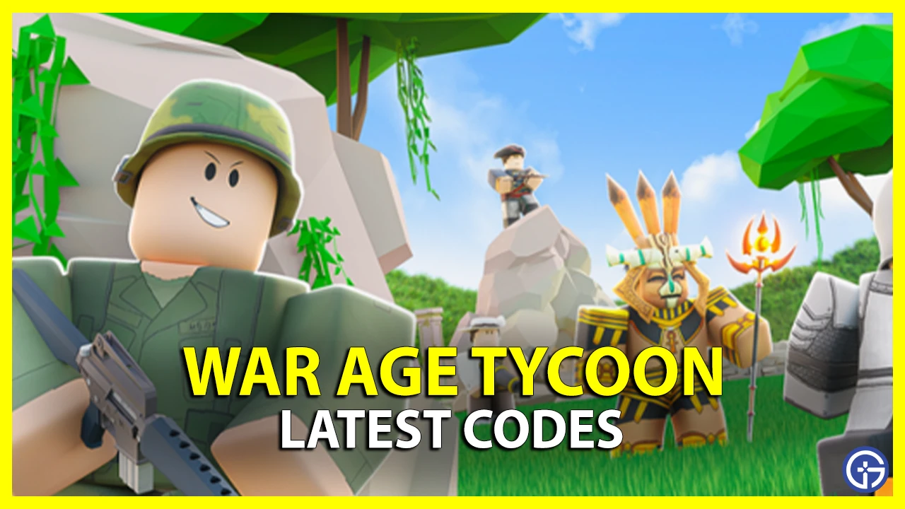 Roblox War Age Tycoon Codes (September 2023) - Gamer Tweak