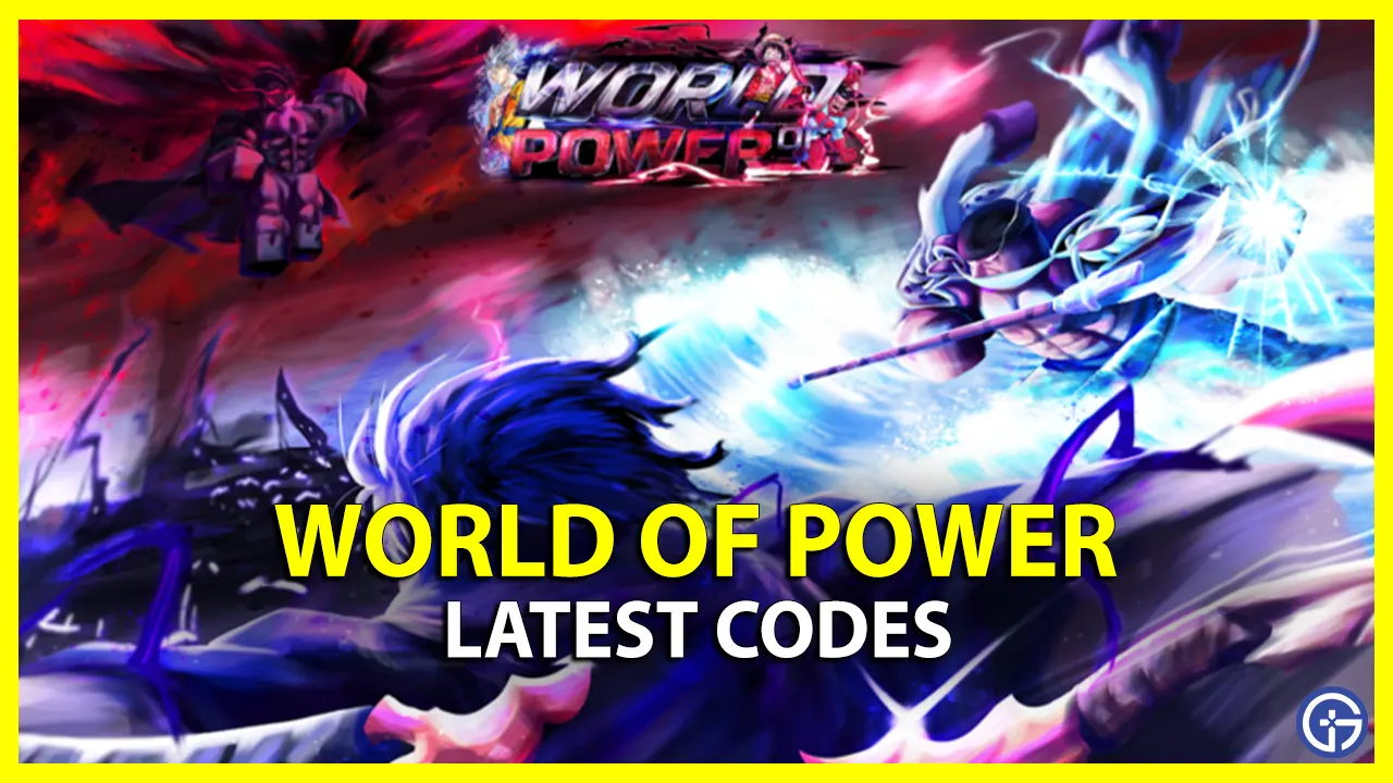 Roblox World Of Power Codes (September 2023) - Gamer Tweak