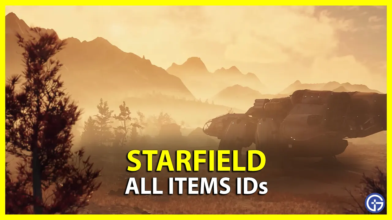 All Starfield Item IDs (Weapon, Ammo, Skill & More) - Gamer Tweak