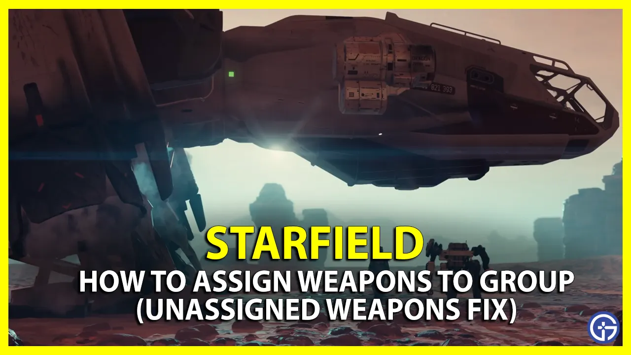 Starfield Assign Weapon To Group