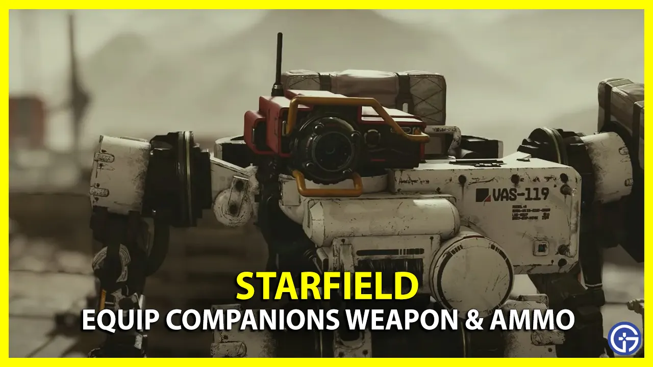 Starfield: How To Give Weapons To Companion?