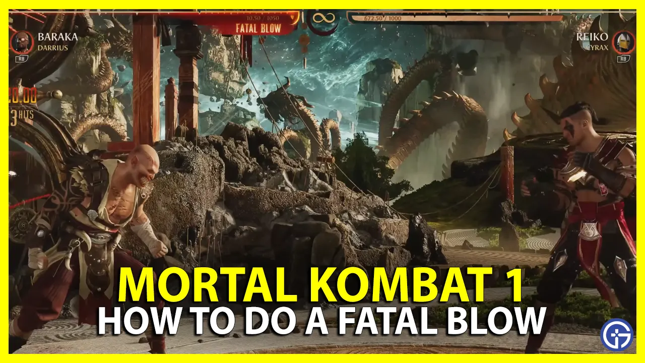 How To Do MK1 Fatal Blow - Gamer Tweak