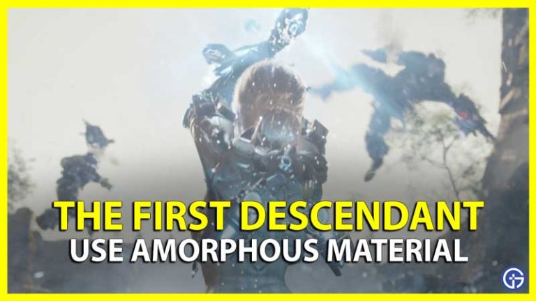 How to Use Amorphous Material In The First Descendant