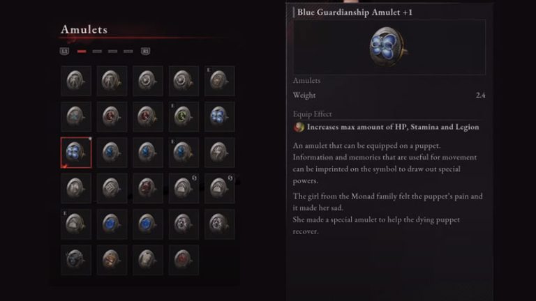Best Lies of P amulets: List of Strongest Amulets & Location