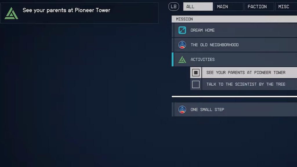 Starfield Parents Location: How To Visit Mom And Dad