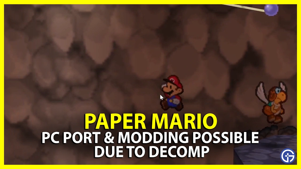 Paper Mario PC Port Now Possible Due To A Full Decompilation