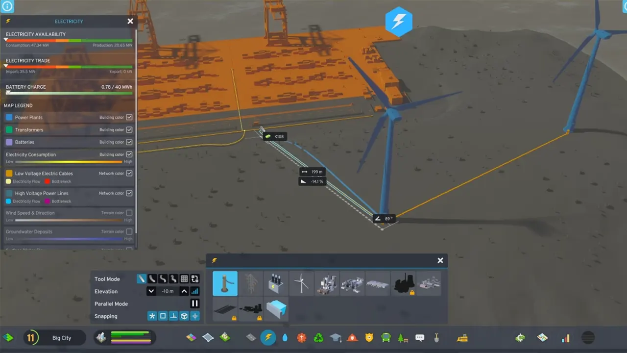 How To Rotate Cities Skylines 2 Buildings & Power Stations