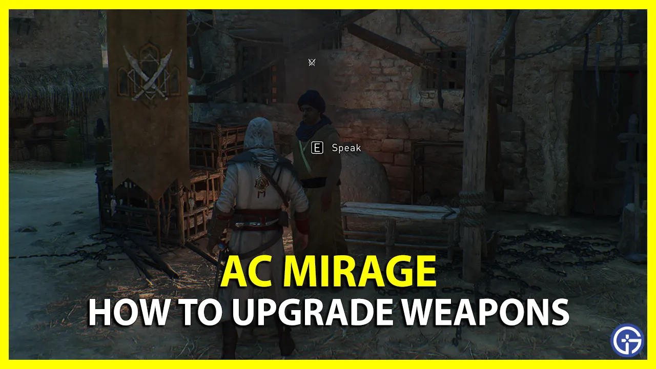 AC Mirage Weapons Upgrade - How To Find Blacksmith