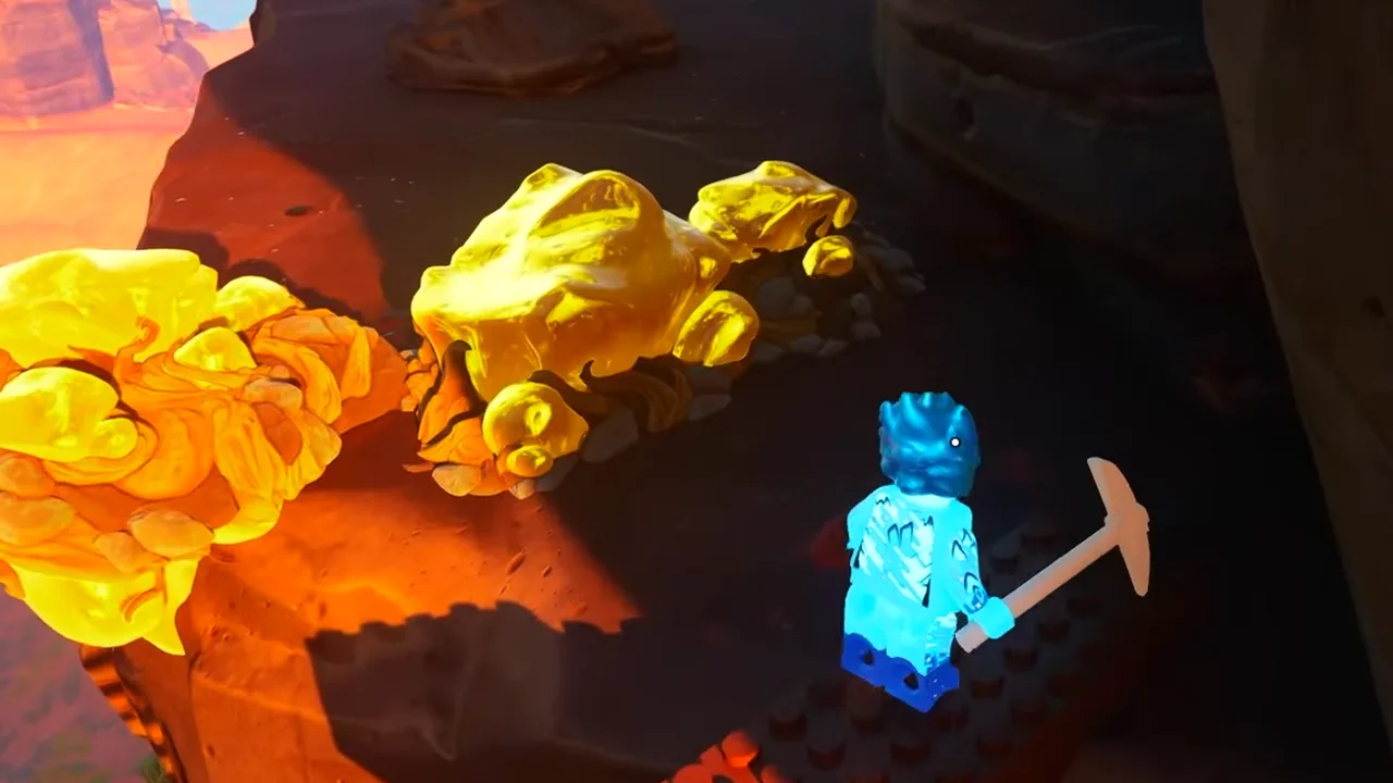 How To Find Rough Amber And Get Cut Amber In LEGO Fortnite