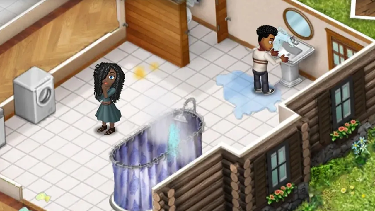 How To Fix Burst Pipe In Virtual Families 3 - Gamer Tweak