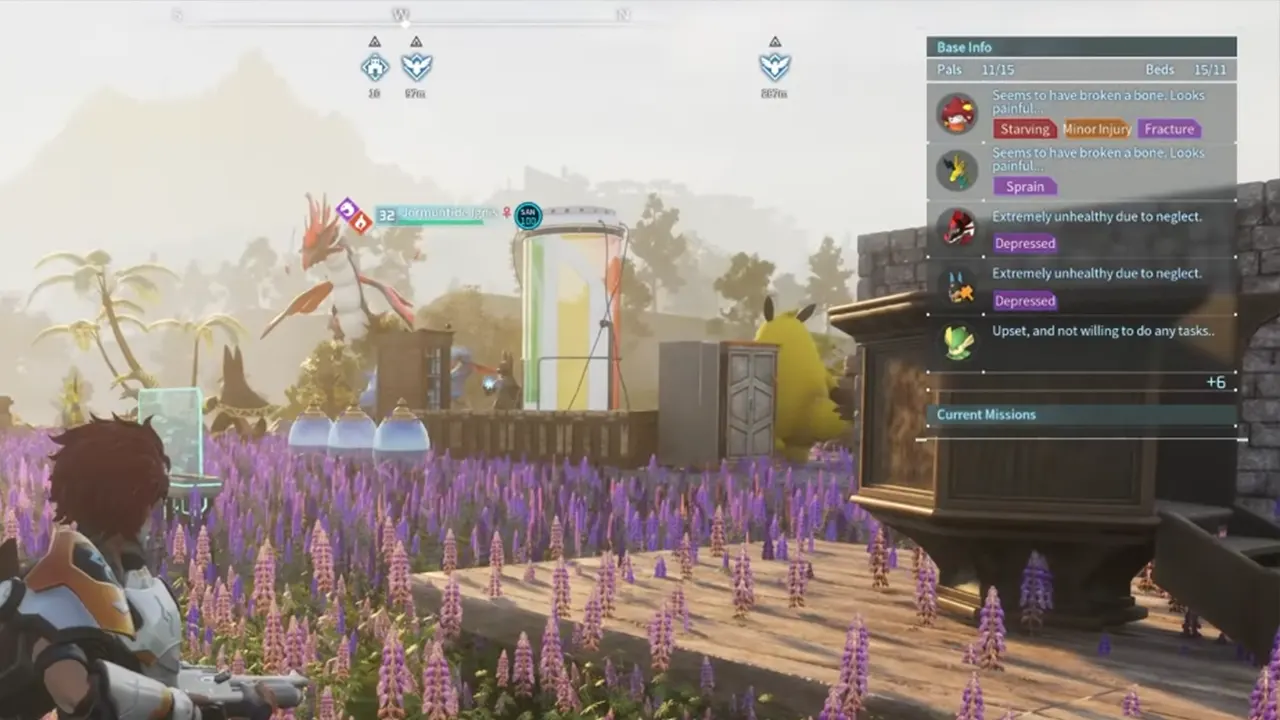 Why is my Pal Sad? How to Cure Depression in Palworld