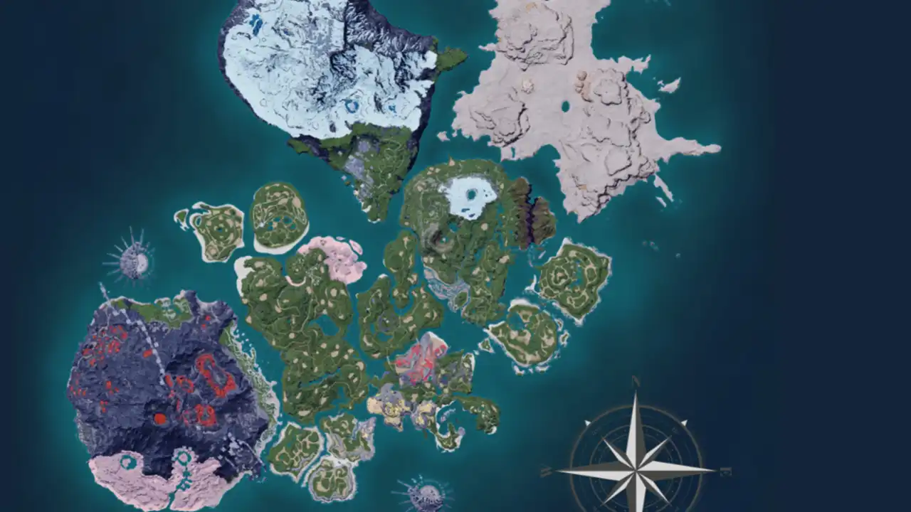 Palworld Map Locations Guide