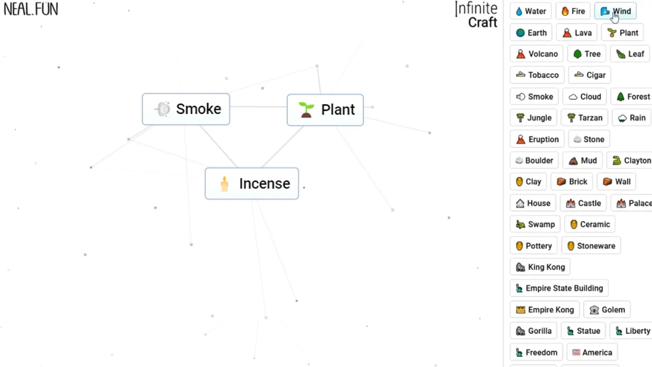 How To Create Incense In Infinite Craft - Recipe
