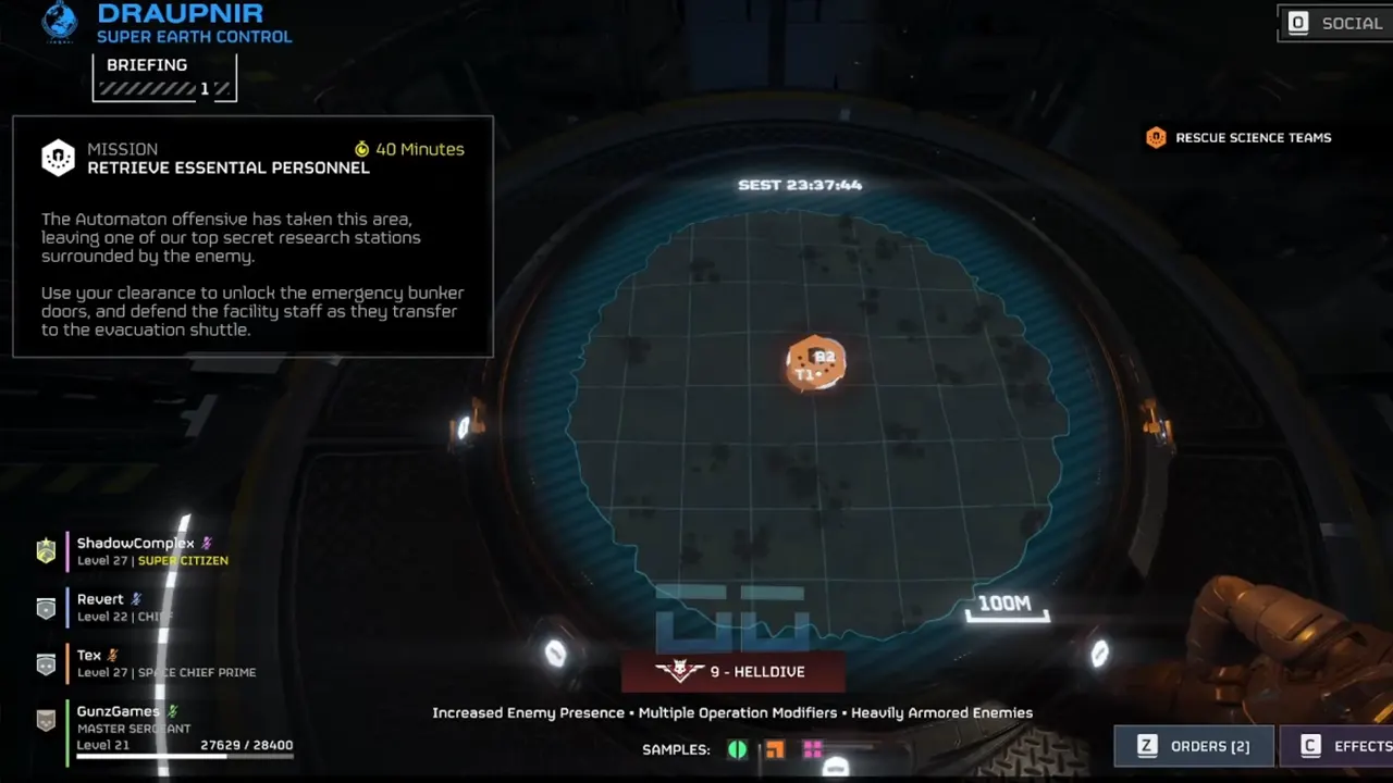 Is Retrieve Essential Personnel Task Bugged In Helldivers 2?