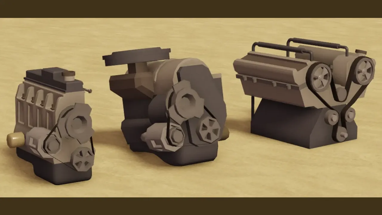 Complete List Of Engines In A Dusty Trip Roblox