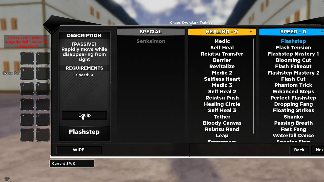 How to Equip and Unequip Skills in Type Soul - Gamer Tweak