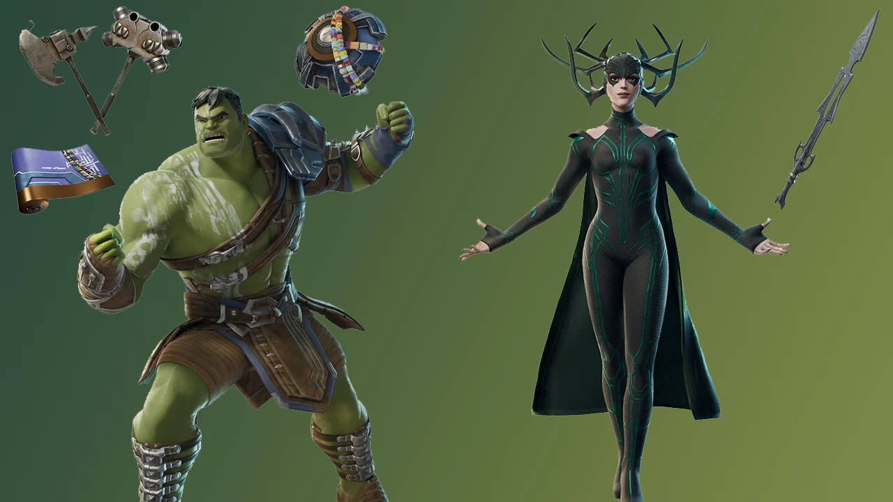 Fortnite X Marvel New Skins Leaked - Hulk & Hela To Be Added