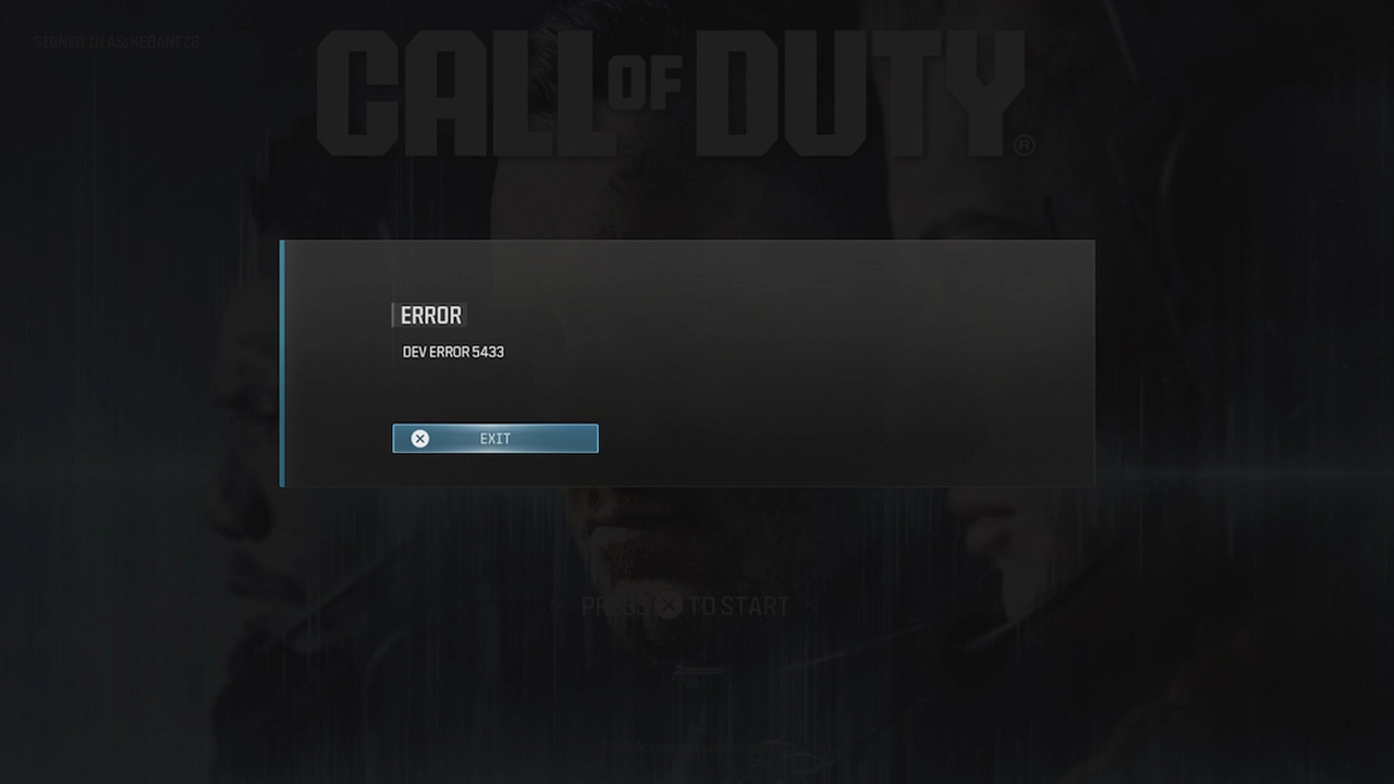 How To Fix Dev Error 5433 In COD Modern Warfare 3