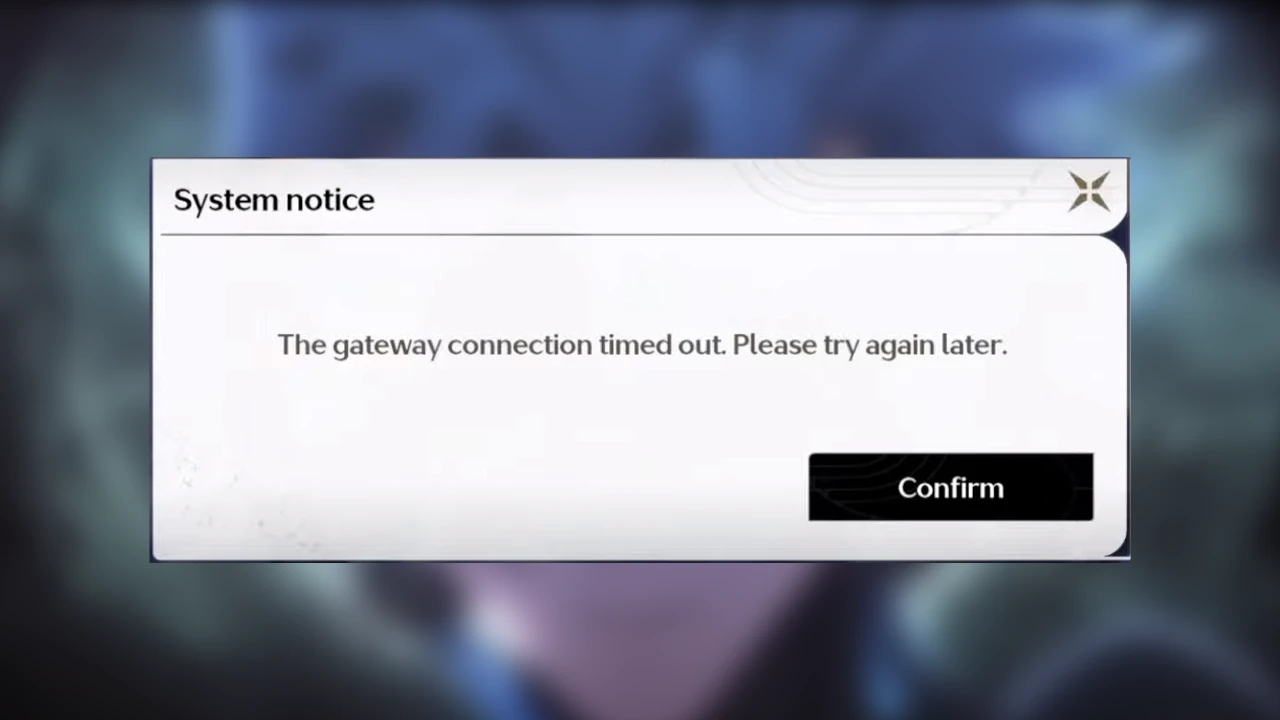 How To Fix ‘Gateway Connection Timed Out’ Error In WuWa