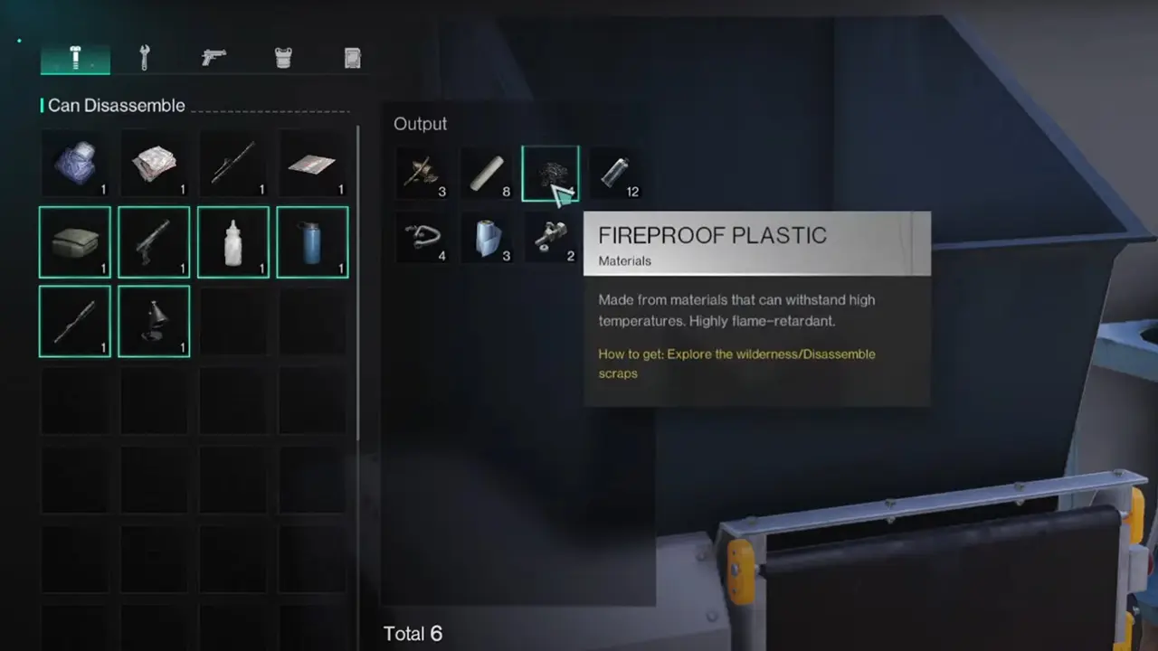 How to Get Fireproof Plastic in Once Human (Location)