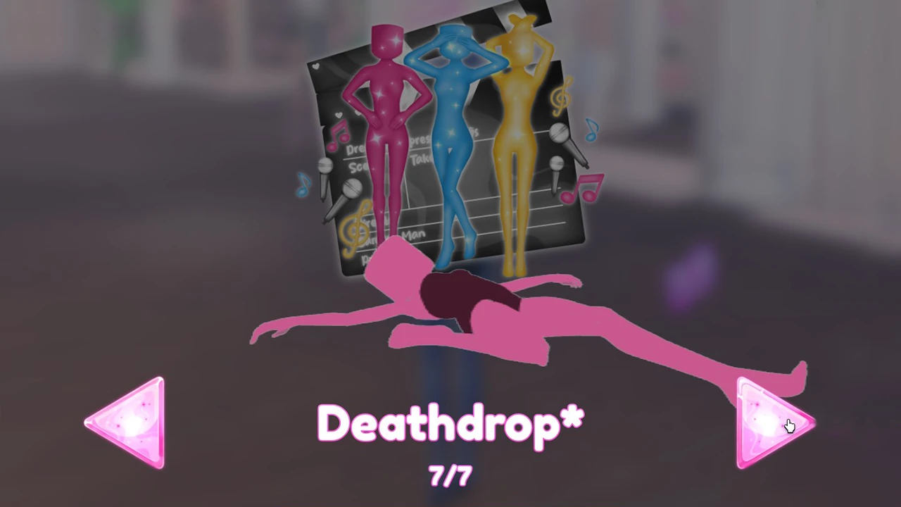 How to Get the Death Drop Pose in Dress to Impress