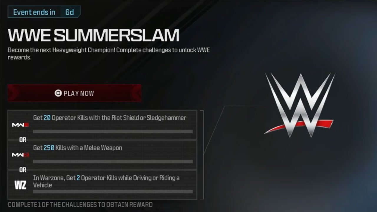 How To Unlock WWE Summerslam Rewards In MW3