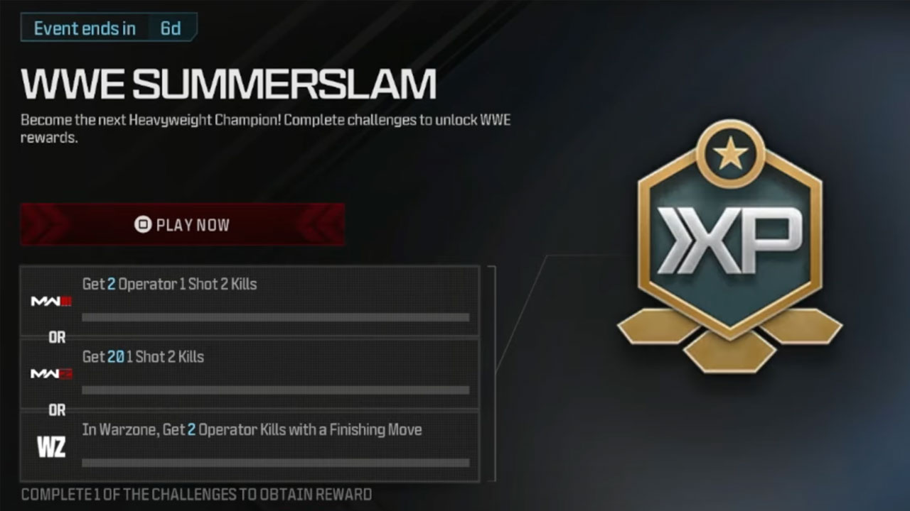 How To Unlock WWE Summerslam Rewards In MW3