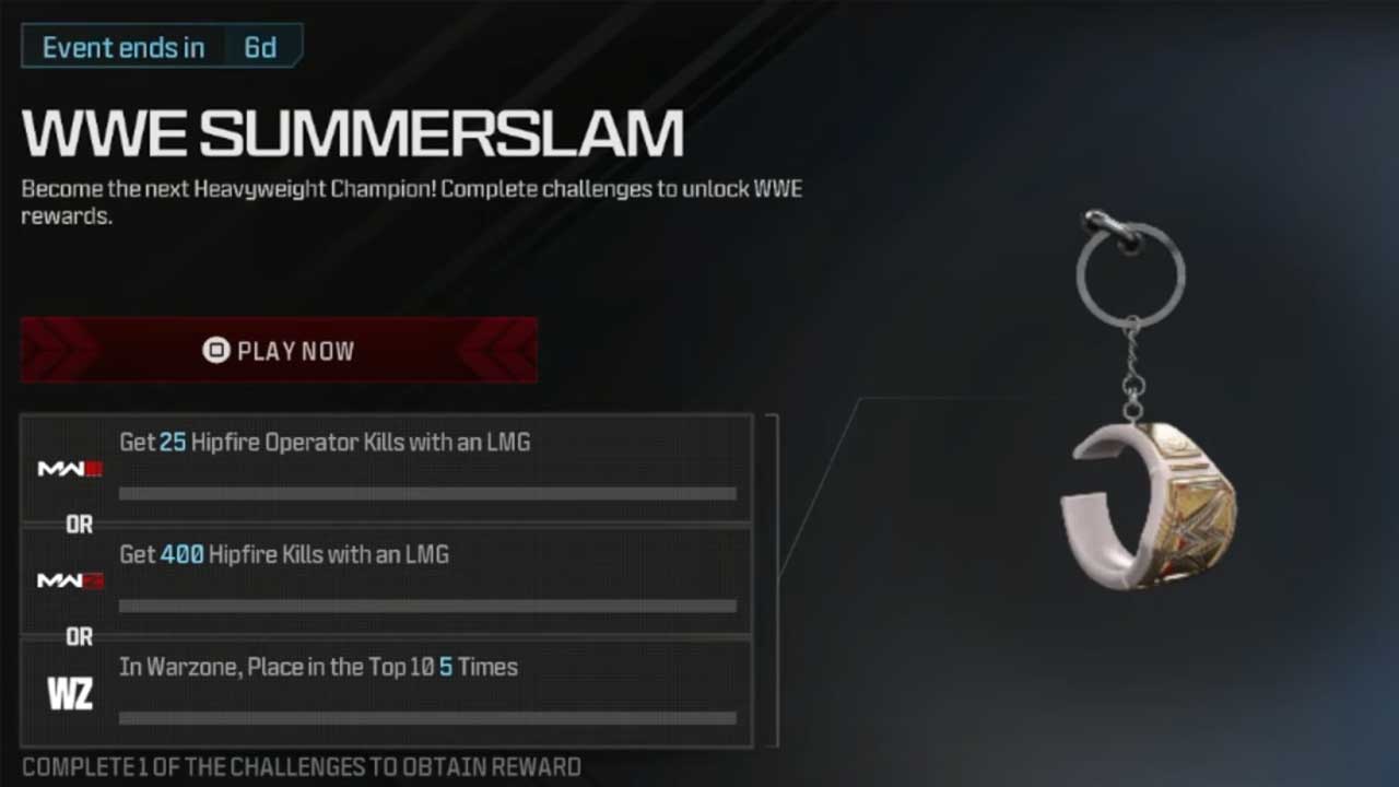 How To Unlock WWE Summerslam Rewards In MW3