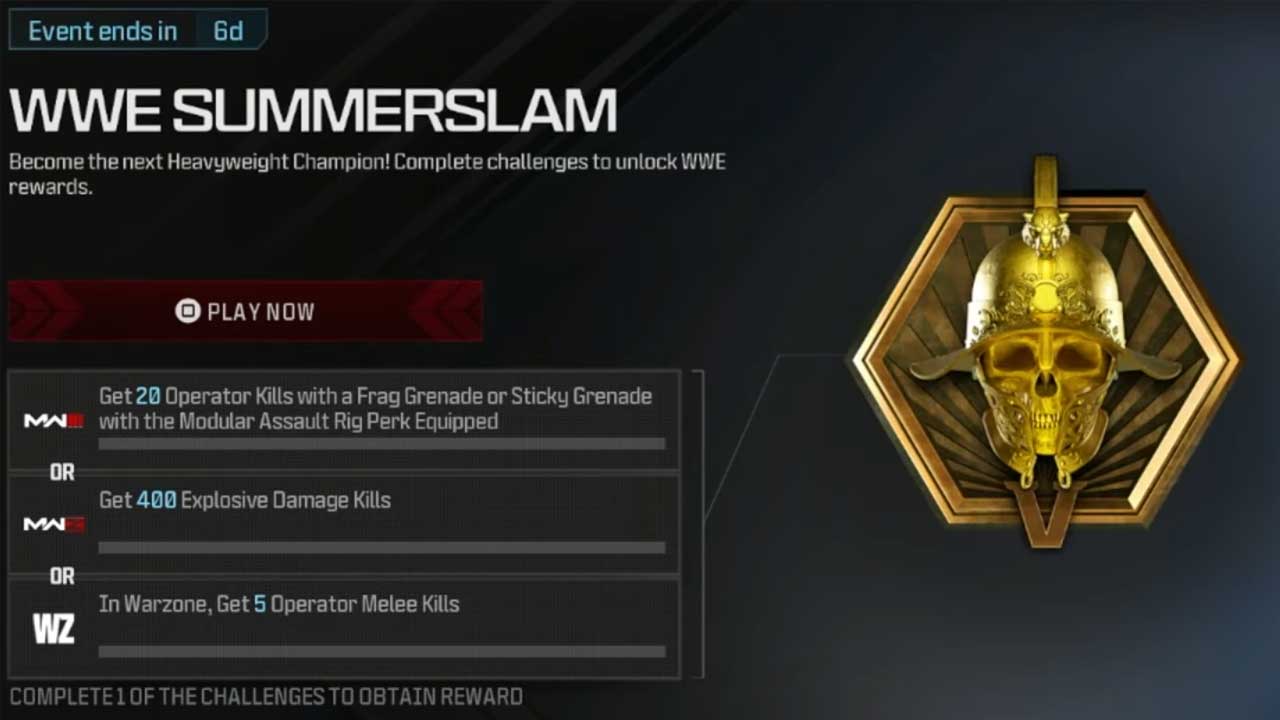 How To Unlock WWE Summerslam Rewards In MW3