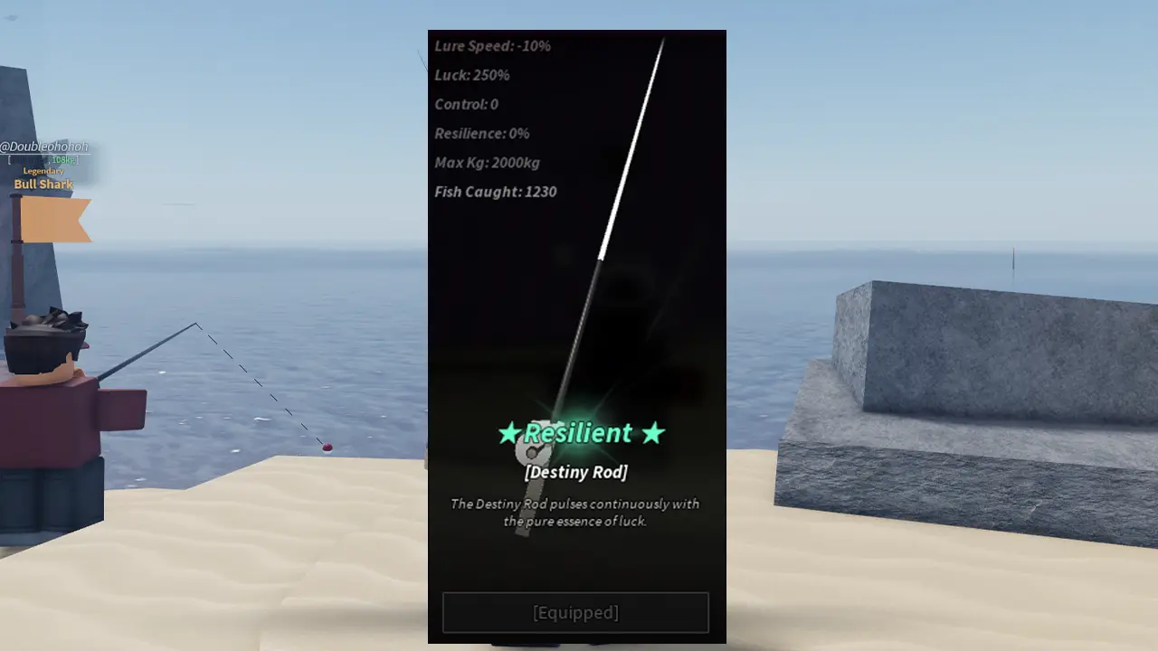 How to Get the Destiny Rod in Fisch Roblox (Map Location)