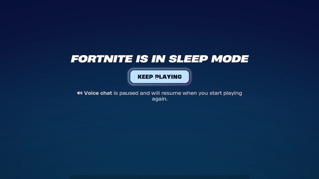 Fortnite Sleep Mode: How to Turn Off or Change Timer - Gamer Tweak