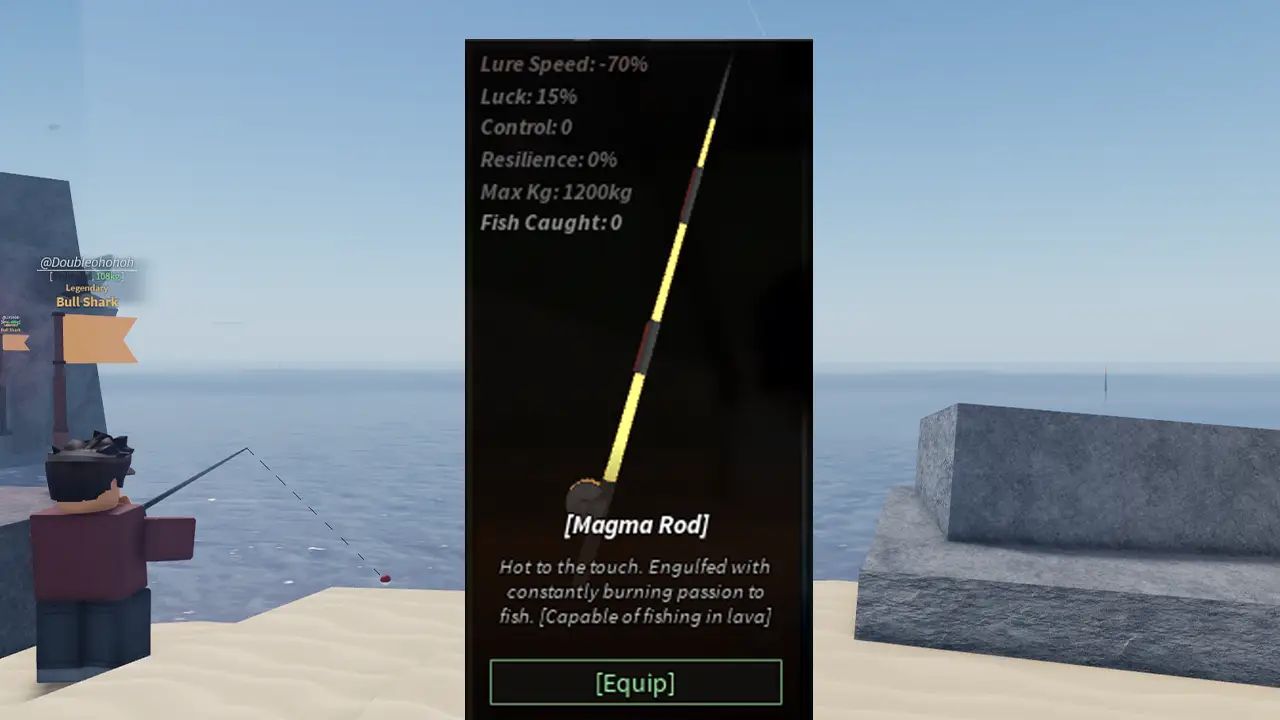 How to Get the Magma Rod in Roblox Fisch - Gamer Tweak