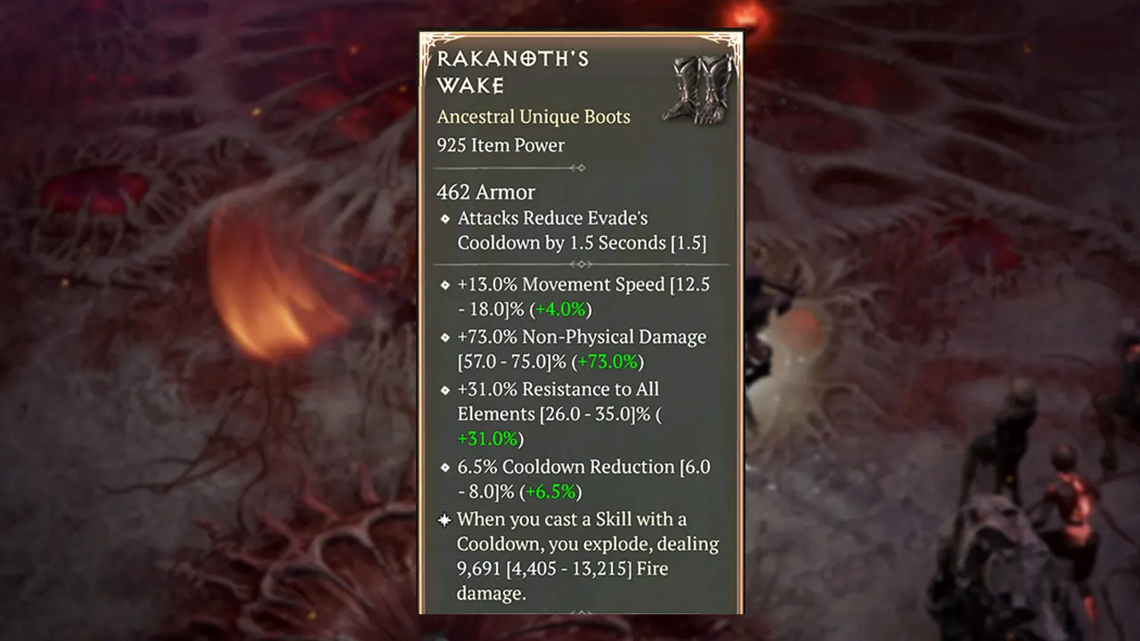 Rakanoth's Wake Location in Diablo 4: How to Get Unique Boots