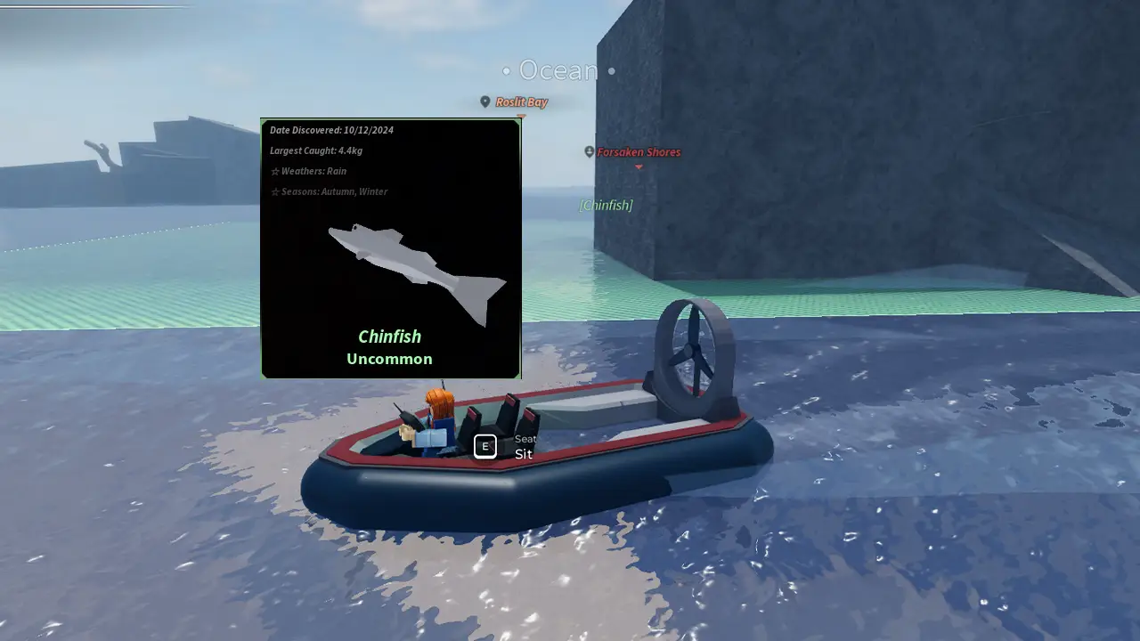 Where to Find Chinfish in Roblox Fisch (Location Guide)