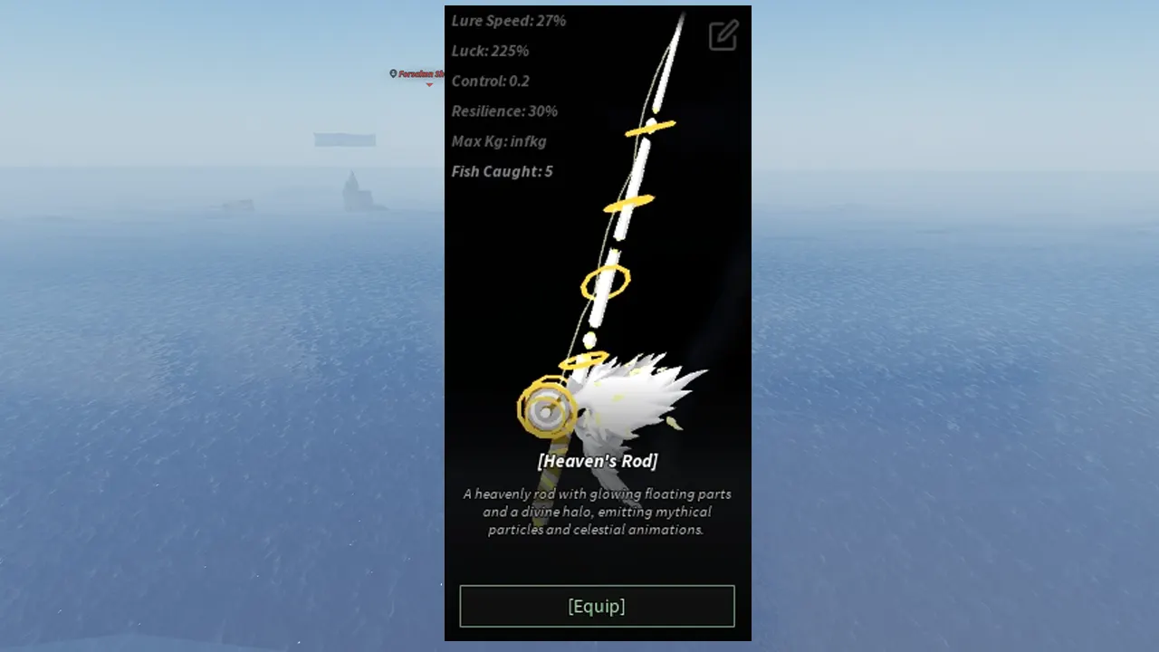 How to Get Heavens Rod in Fisch (Buttons and Crystals Location)