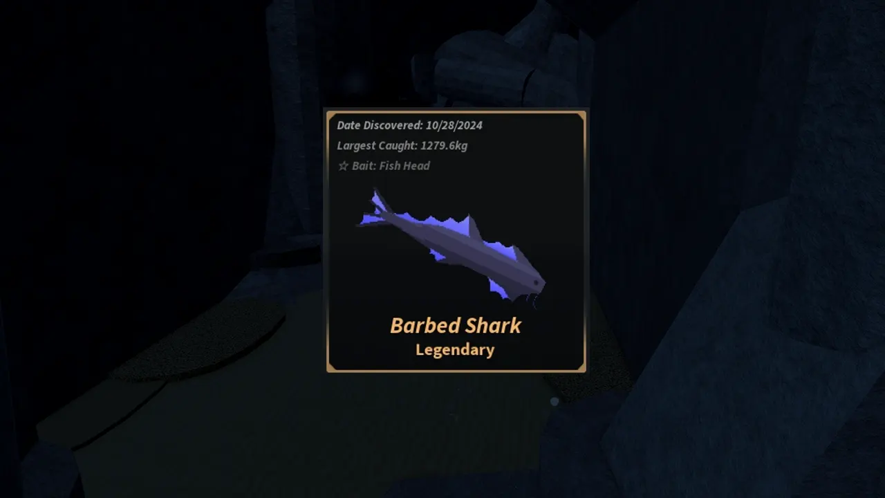 Fisch Barbed Shark Guide (Location & Preferred Conditions)