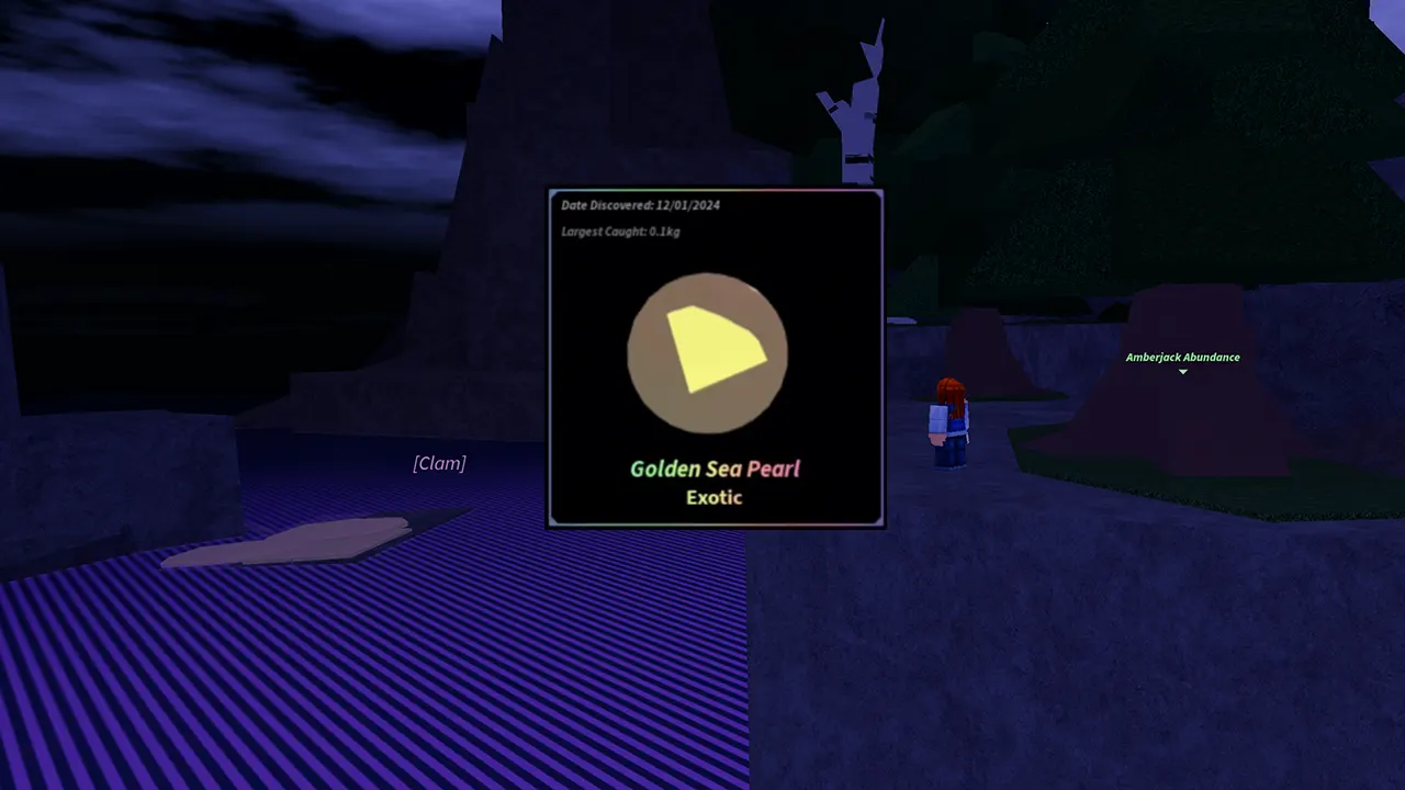 How to Catch the Golden Sea Pearl in Fisch