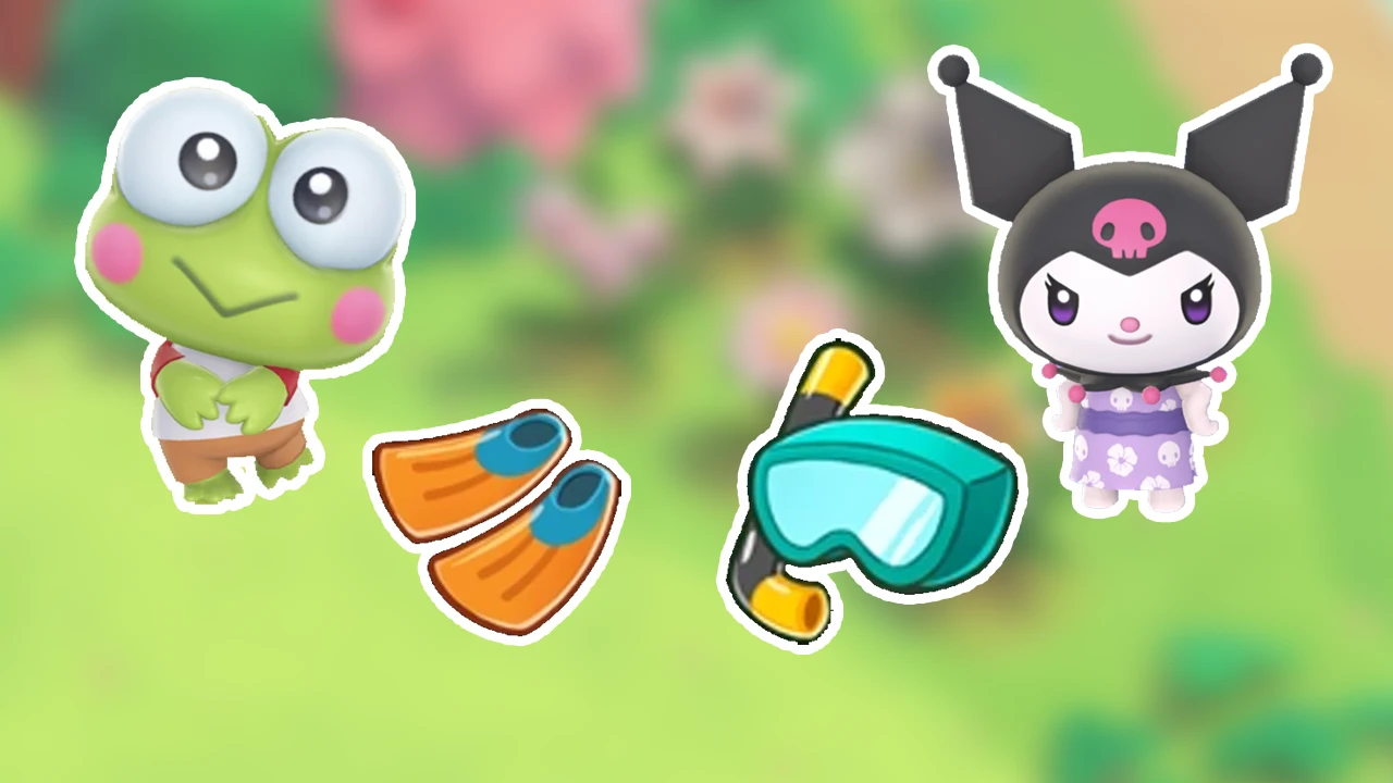 How to Dive in Hello Kitty Island Adventure (Flippers, Snorkel)