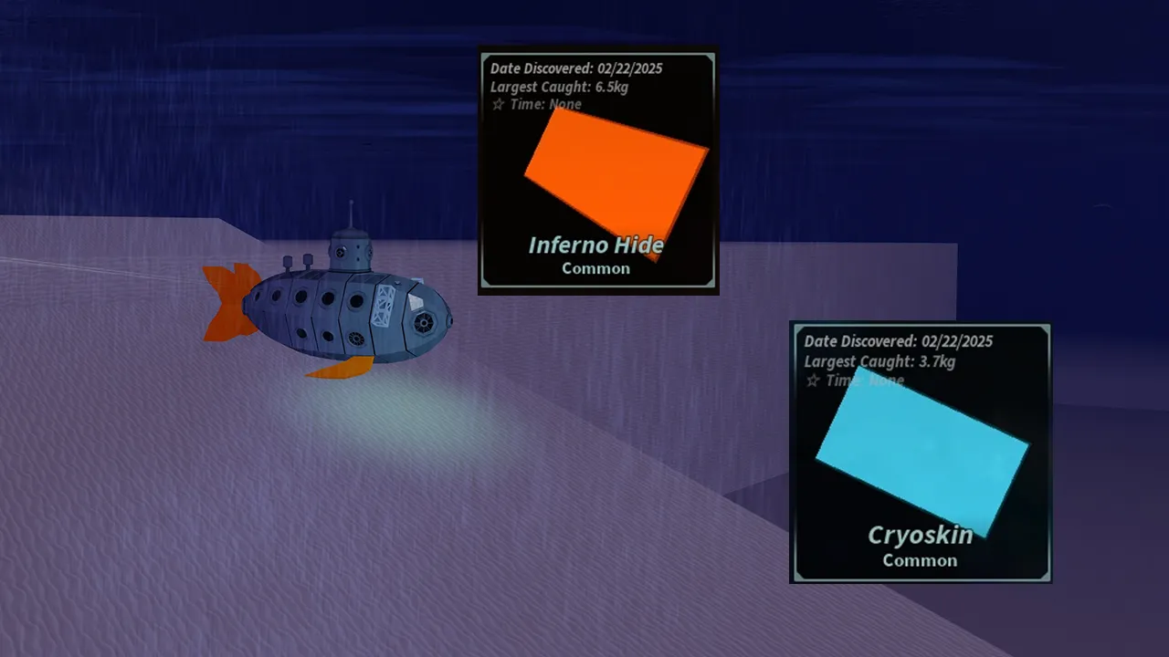 How to Get Inferno Hide and Cryoskin in Fisch - Gamer Tweak