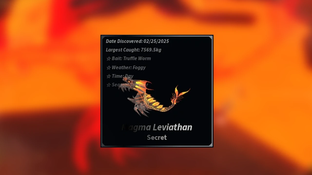 How to Catch the Magma Leviathan in Fisch - Gamer Tweak