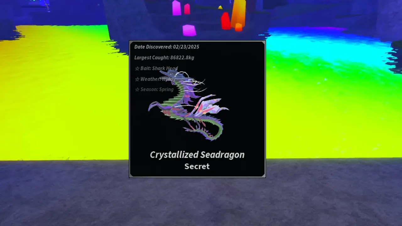 How to Catch the Crystallized Seadragon in Fisch - Gamer Tweak