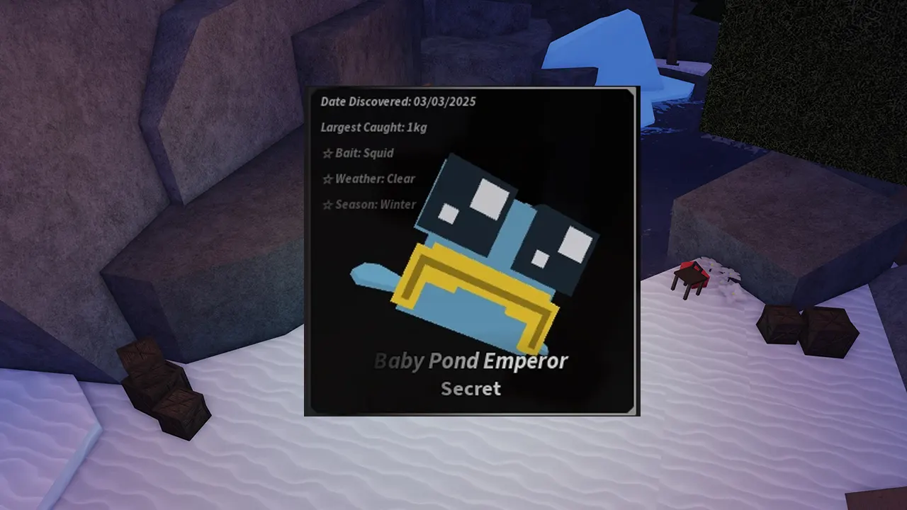 How to Catch Baby Pond Emperor in Fisch