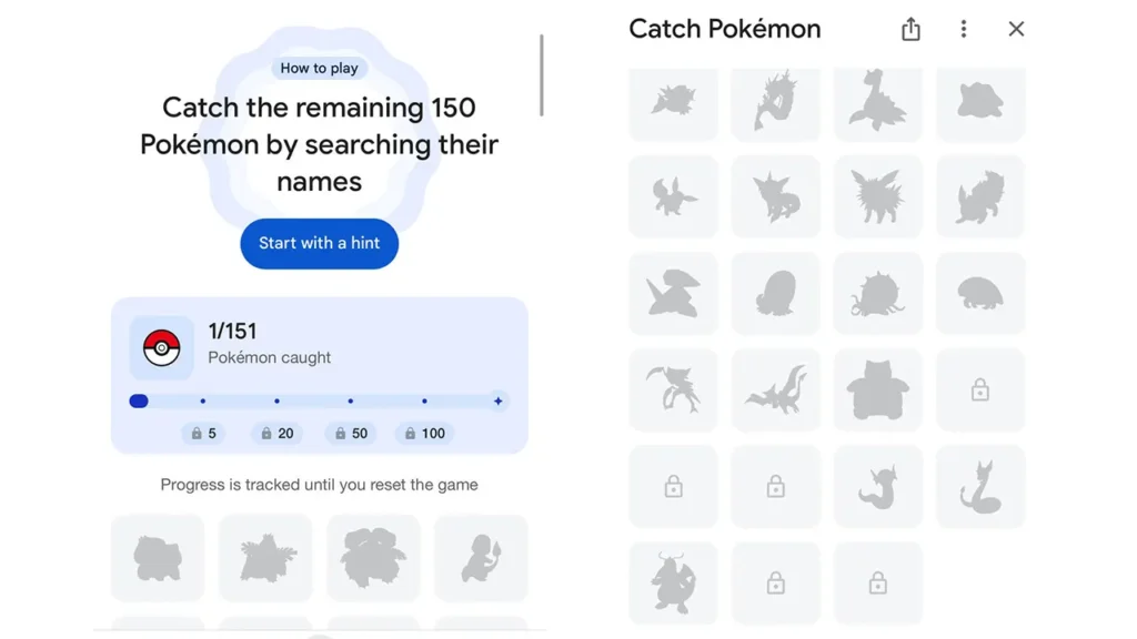 How to Play Google's Hidden Pokemon Browser Game