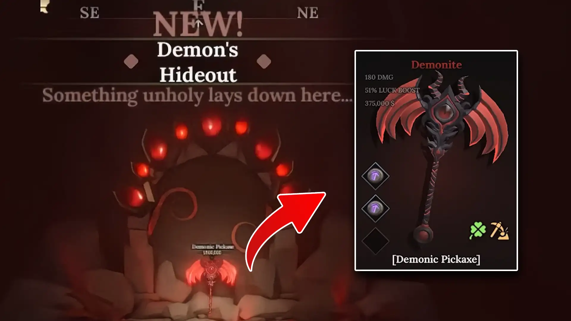 How to Get the Demonic Pickaxe in The Forge - Gamer Tweak