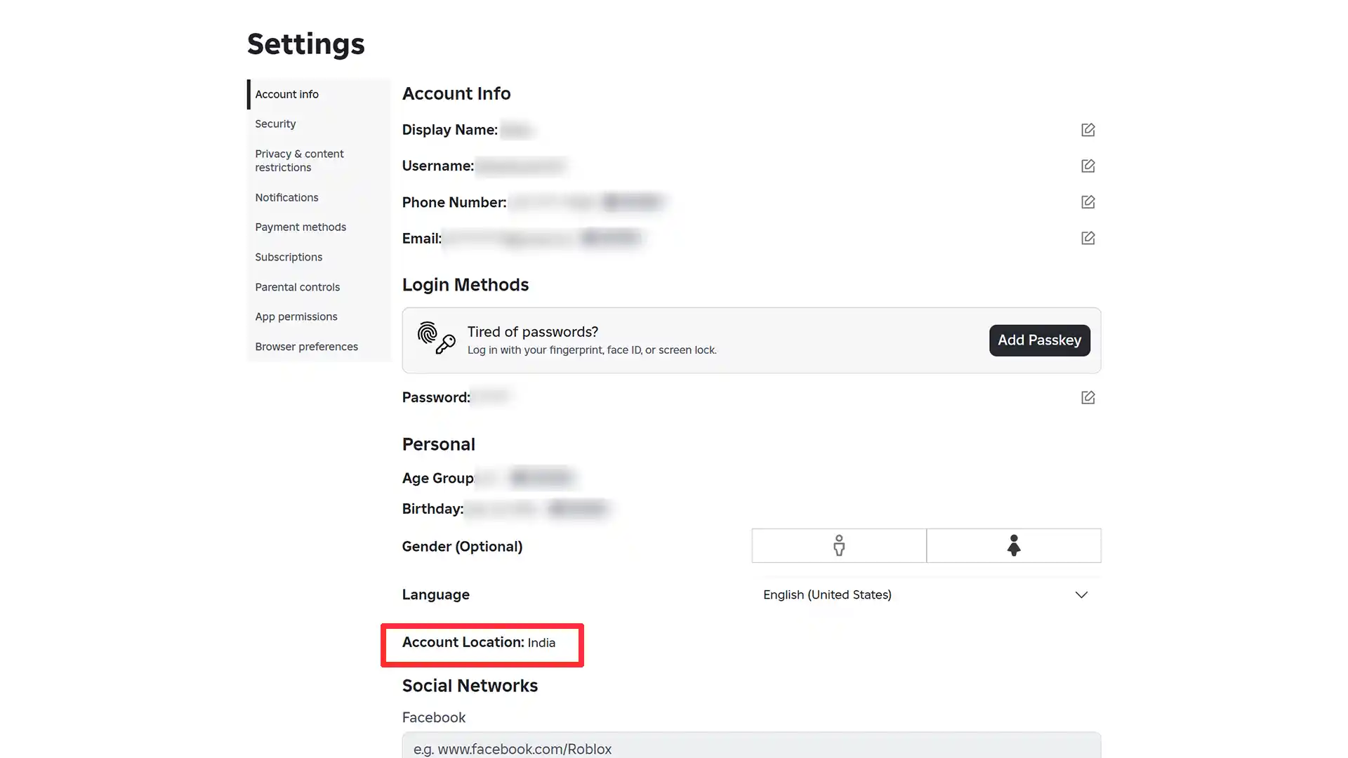 How to Change Account Location on Roblox? (Answered) - Gamer Tweak